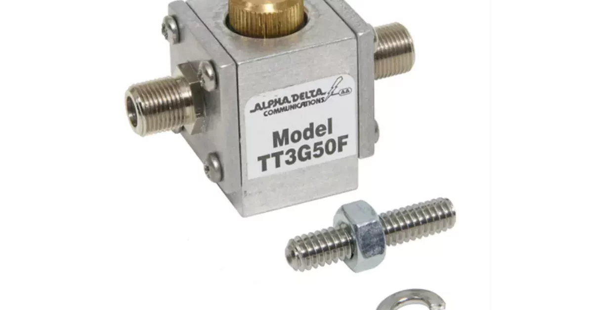 Amateur Radio Accessories | Alpha Delta ATT3G50F F Connector Coax Surge ...