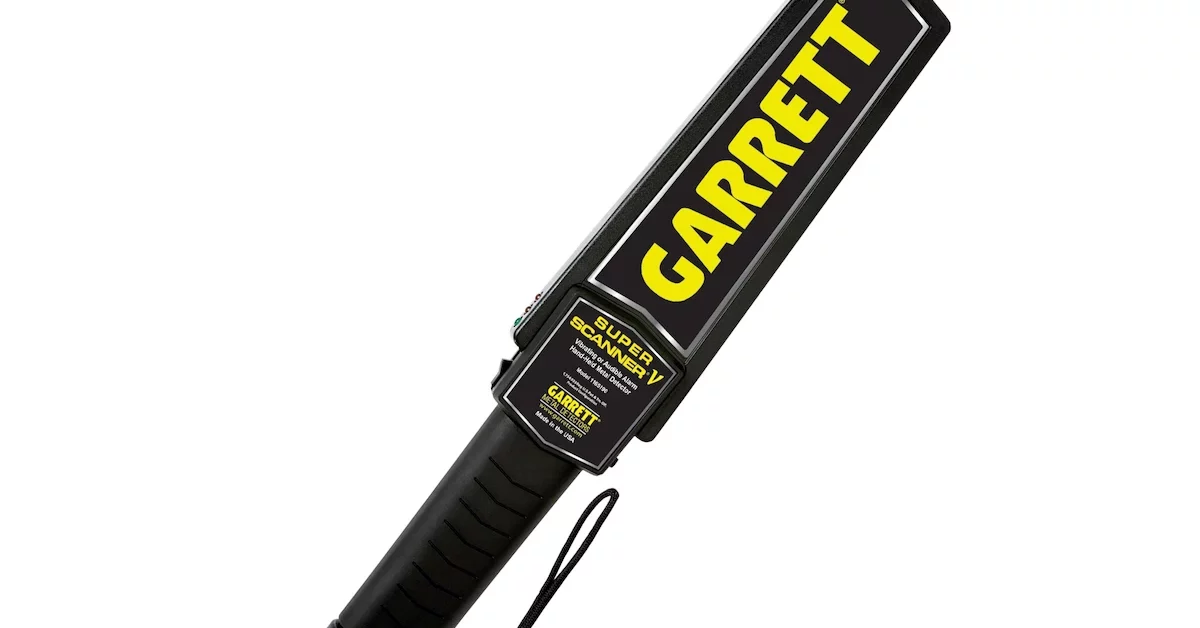 Garrett Super Scanner V Security Hand-held Metal Detector