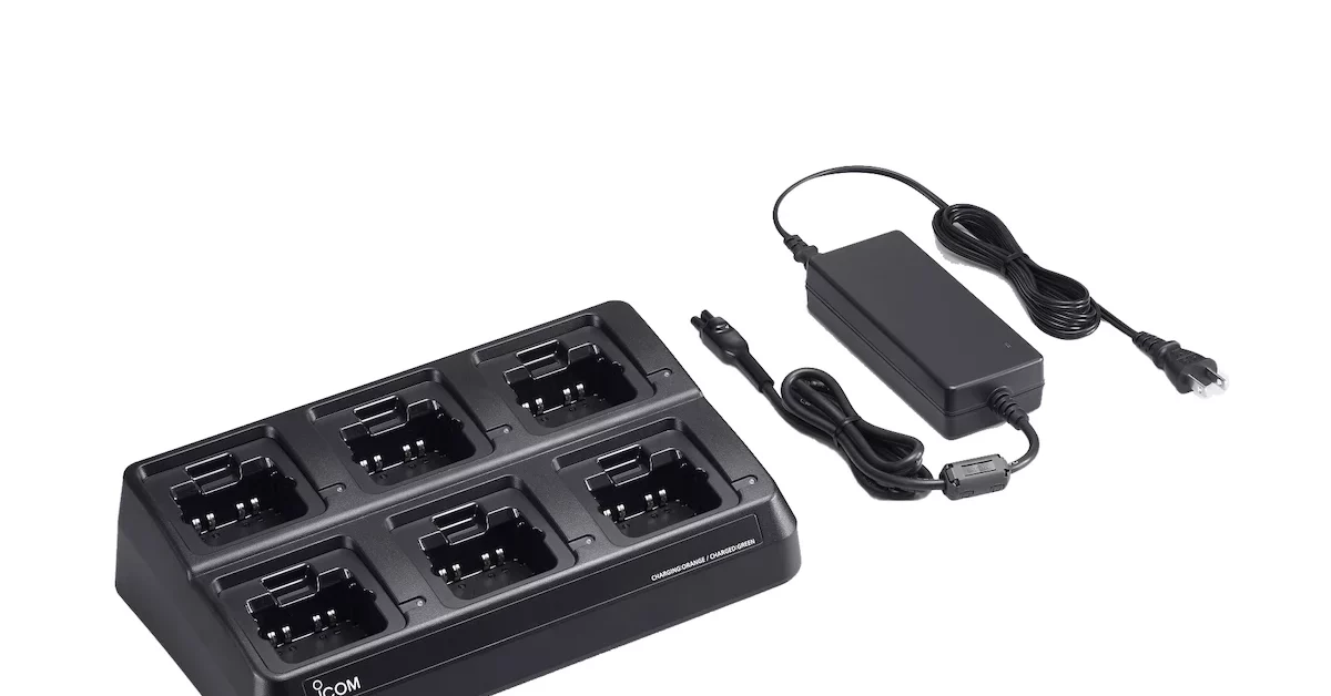Icom BC-214 6 Way Charger - GPSCentral.ca