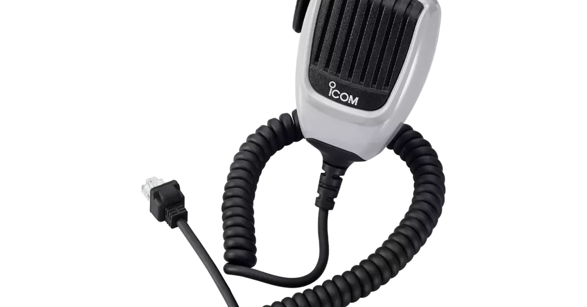 Icom HM-148G Heavy-duty Microphone - GPS Central
