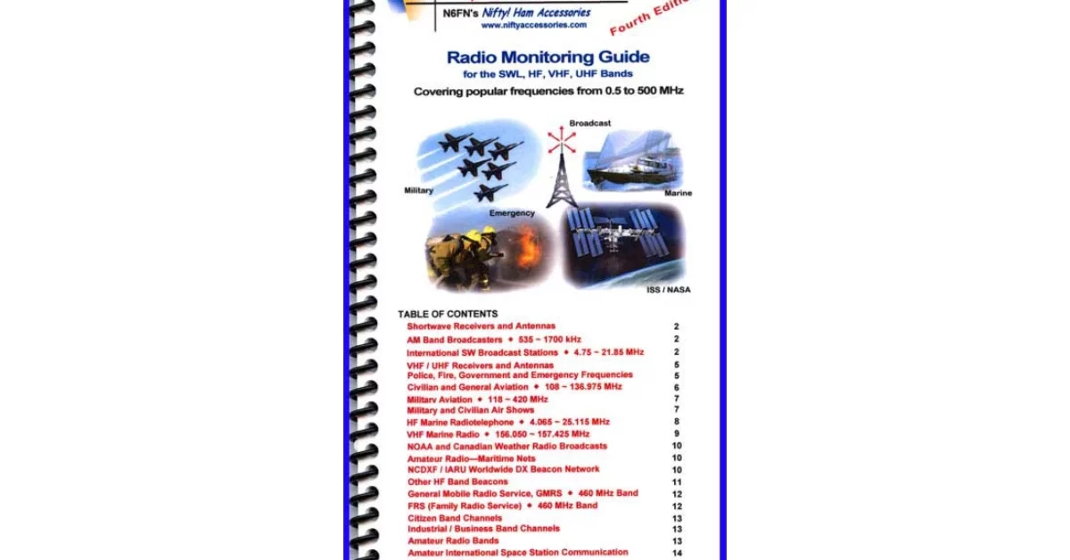 Amateur Radio Books | Nifty Radio Monitoring Guide - GPSCentral.ca