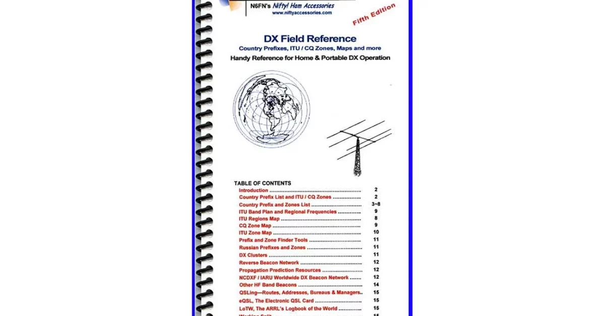 Nifty DX Field Reference Guide Book - GPSCentral.ca