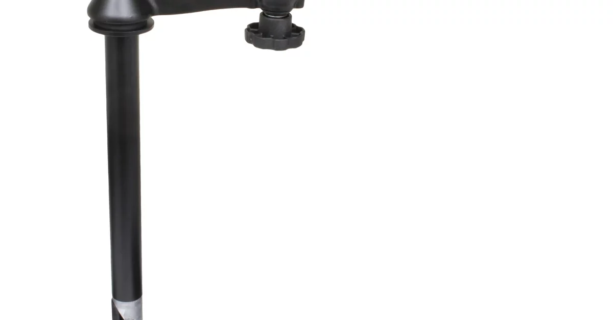 RAM-VP-SW1-12-2461 RAM Double Swing Arm with 12" Male Tele-Pole