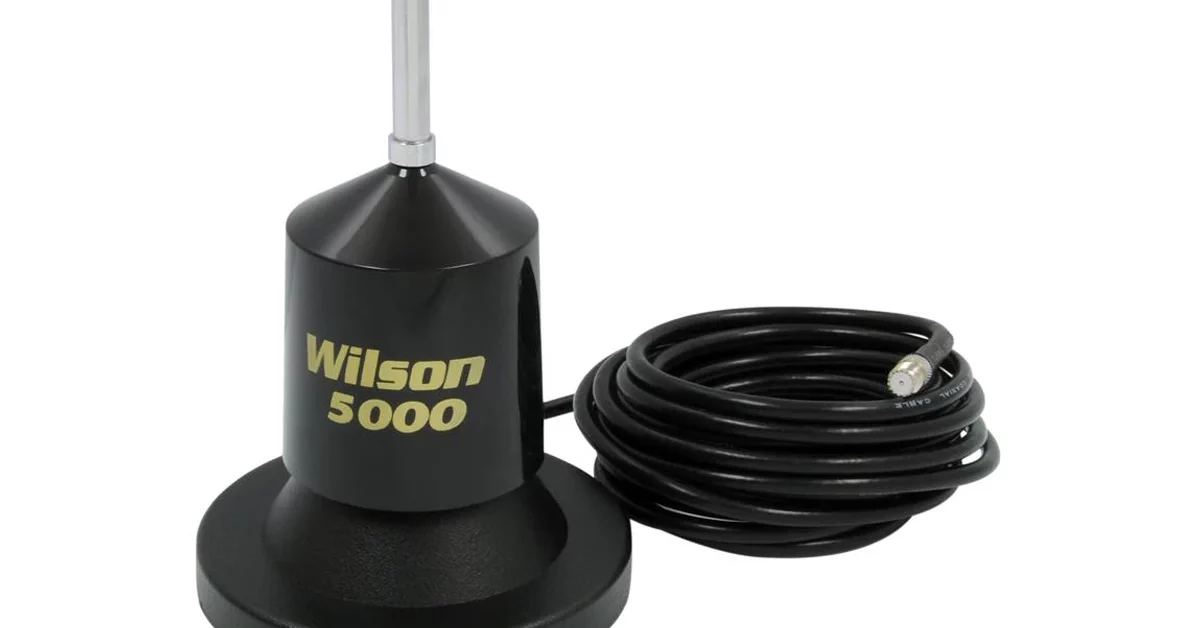 Wilson Antenna: W5000 Series Magnet Mount Mobile CB Antenna Kit with 62 ...