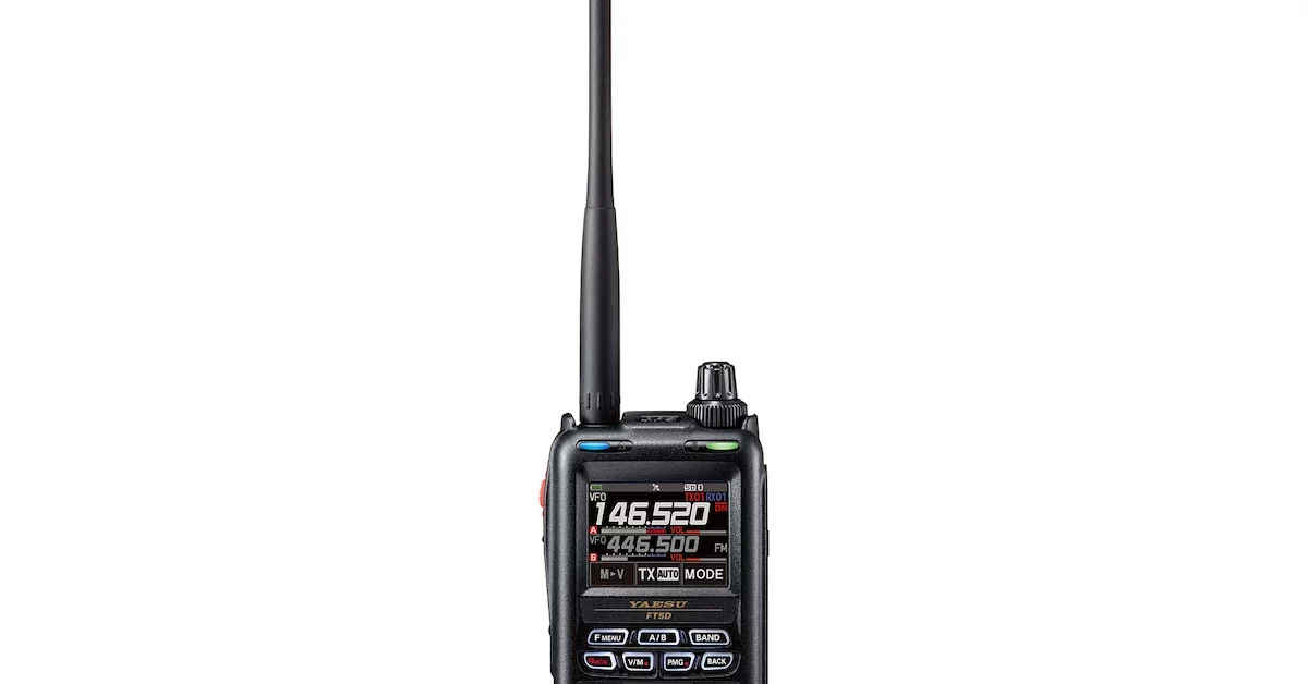 Yaesu FT5DR 5W C4FM/FM 144/430MHz Dual Band Digital Transceiver