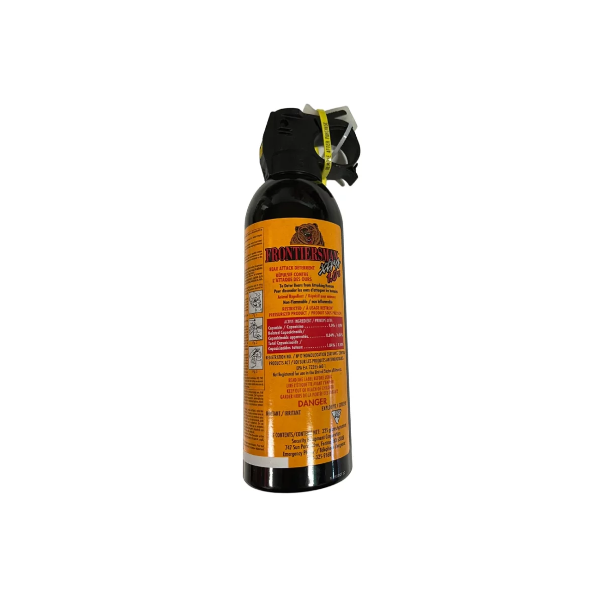 Frontiersman Xtra Bear Spray - 325g, Bear Repellent - GPSCentral.ca