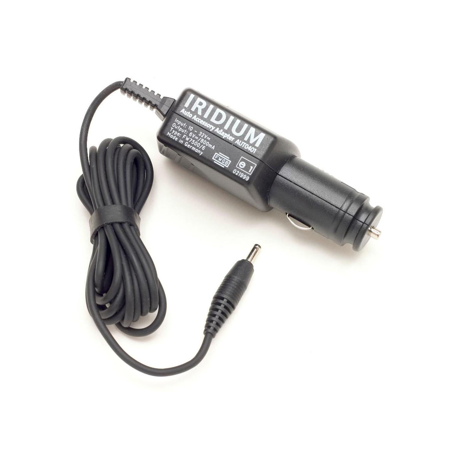 Iridium 12 Volt Auto Charger Adapter for 9505A, 9555 and Extreme ...