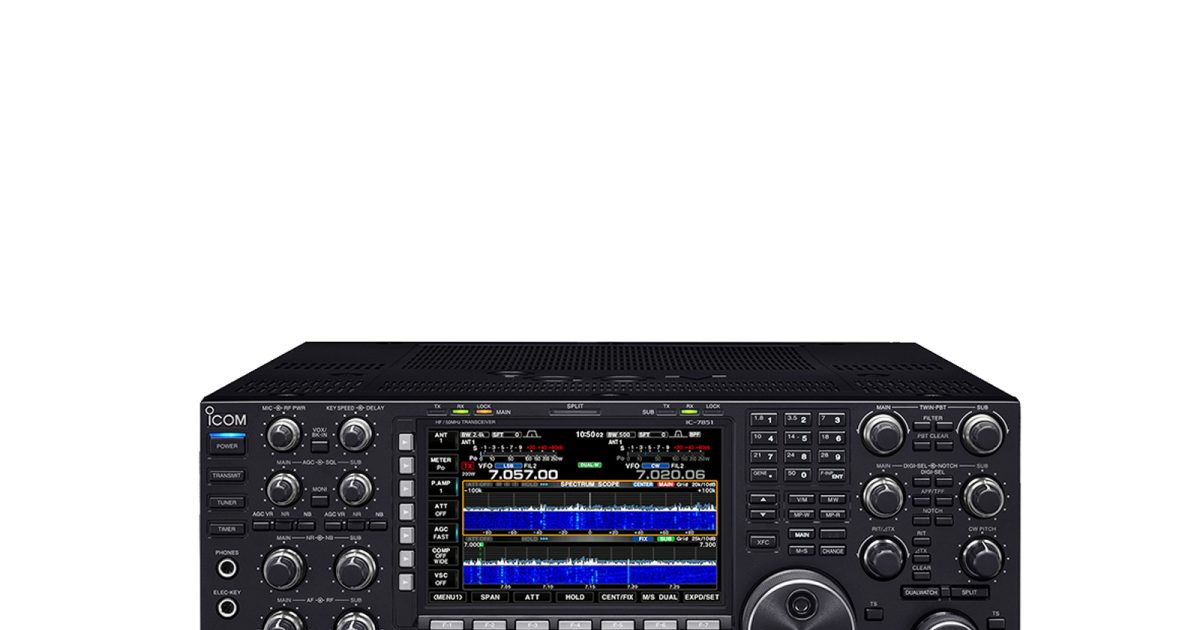 Icom IC-7851 HF/50MHz Transceiver - The Pinnacle of HF Perfection