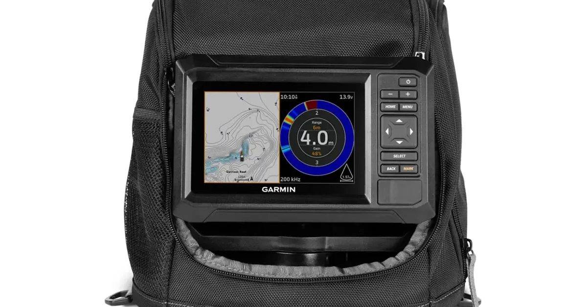 Garmin ECHOMAP UHD2 55cv Ice Fishing Bundle - GPS Central