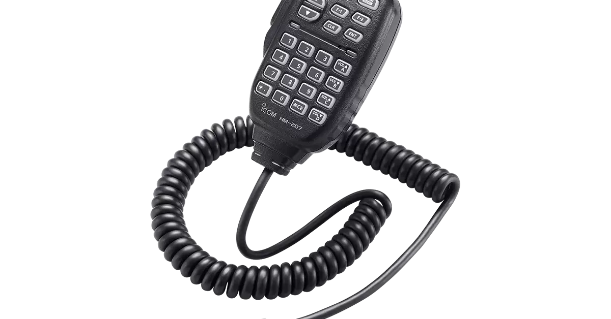 Icom HM-207 Hand Microphone - GPS Central