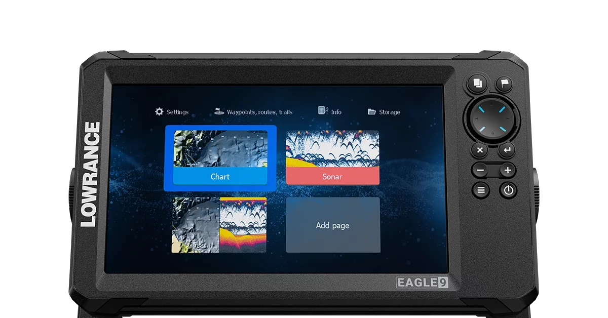 Lowrance EAGLE 9 TripleShot HD with C-MAP (000-16229-001) - GPS Central