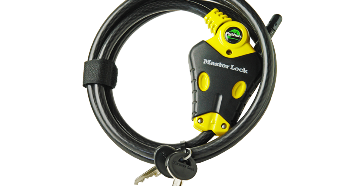Python Professional Lock with 6' Cable (PYTHONPRO) - GPSCentral.ca