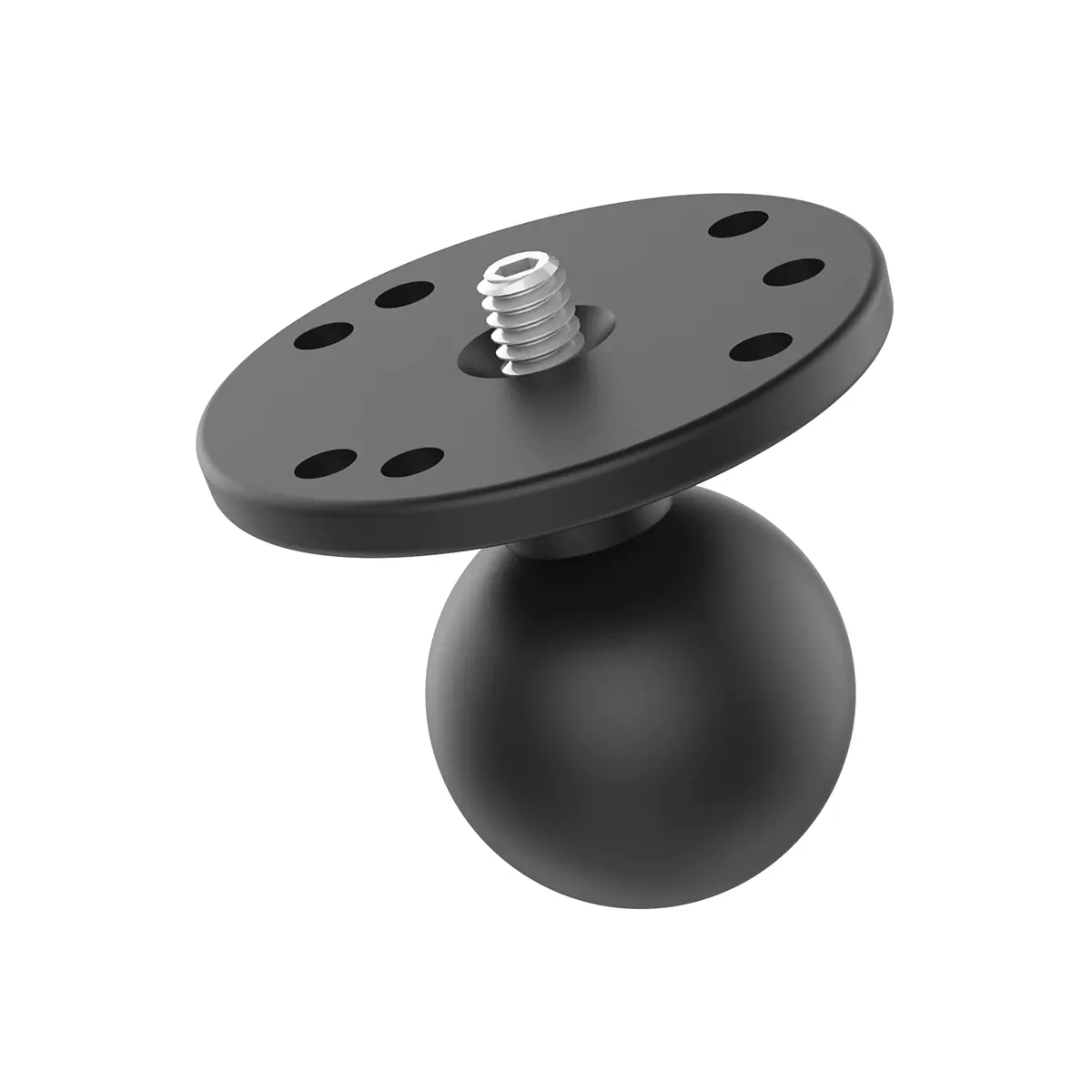 RAM-202AU: RAM Ball Adapter with Round Plate and 1/4"-20 Threaded Stud ...