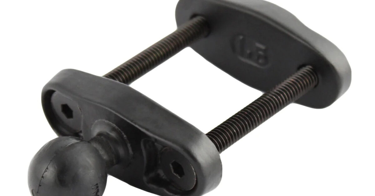 RAM-B-247U-15: RAM Square Post Clamp Base for Posts up to 1.5" Wide - B ...