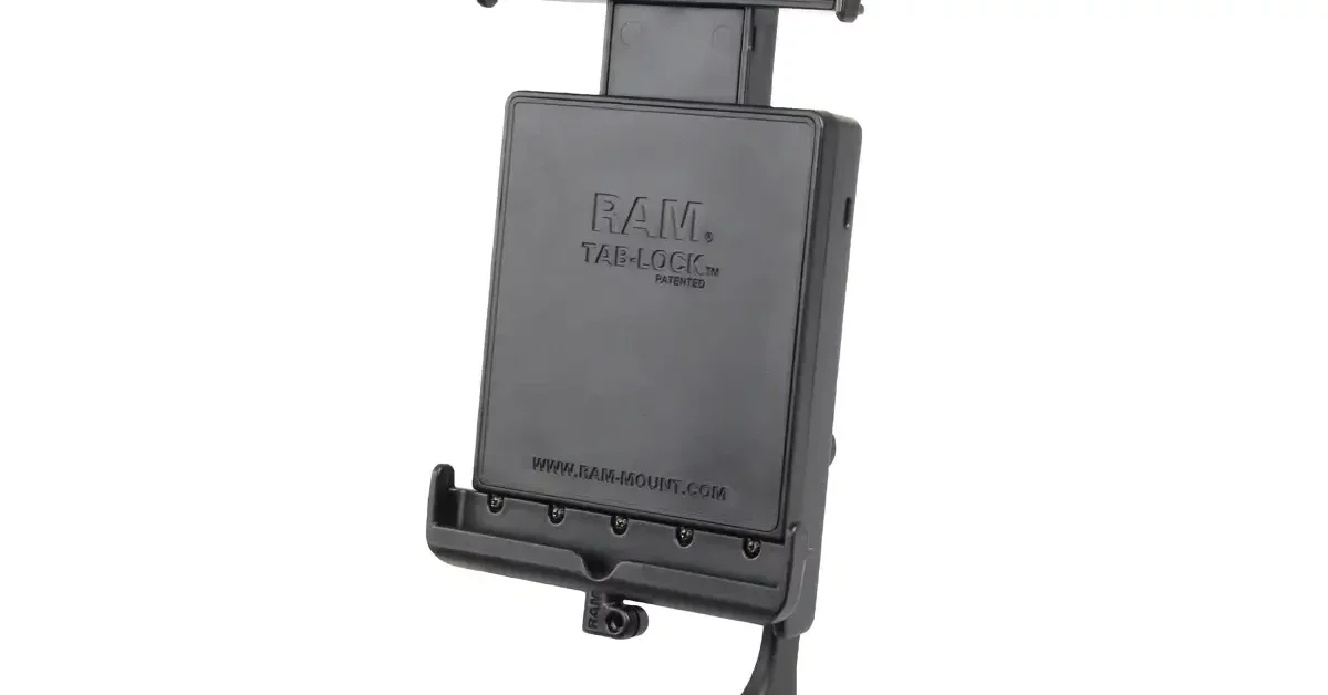 RAM-HOL-TABL11U: RAM Tab-Lock Tablet Holder for iPad mini 1-3 - GPS Central