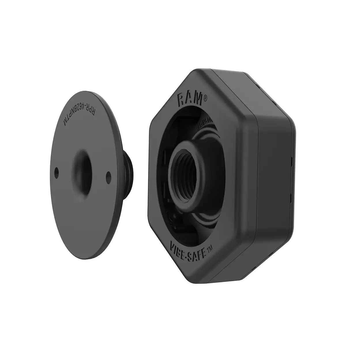 RAP-462NPT: RAM Vibe-Safe with NPT Adapter for 2-Hole Holders - GPS Central