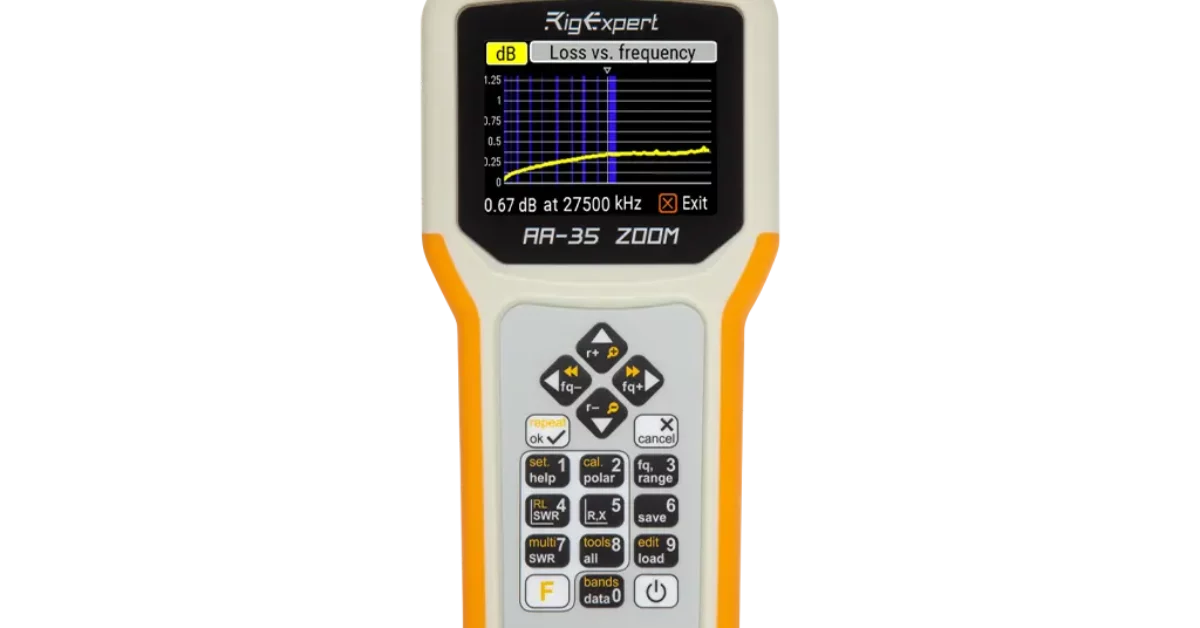 RigExpert AA-35 ZOOM HF SWR Analyzer - GPS Central