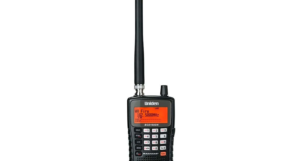 Uniden BCD160DN Digital Scanner - GPS Central