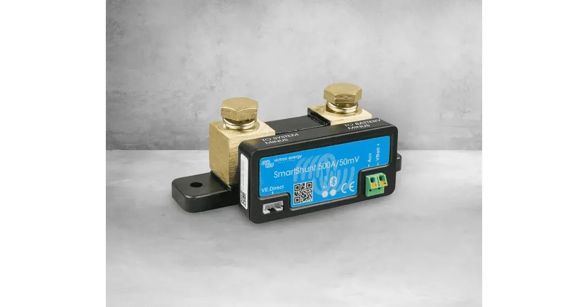 Victron Smart Shunt 500A/50mV Bluetooth Battery Monitor - GPS Central