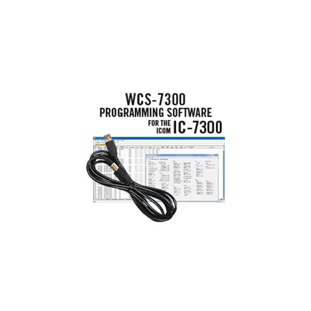 RT Systems WCS-7300 Programming Software and RT-42 Cable for Icom IC-7300