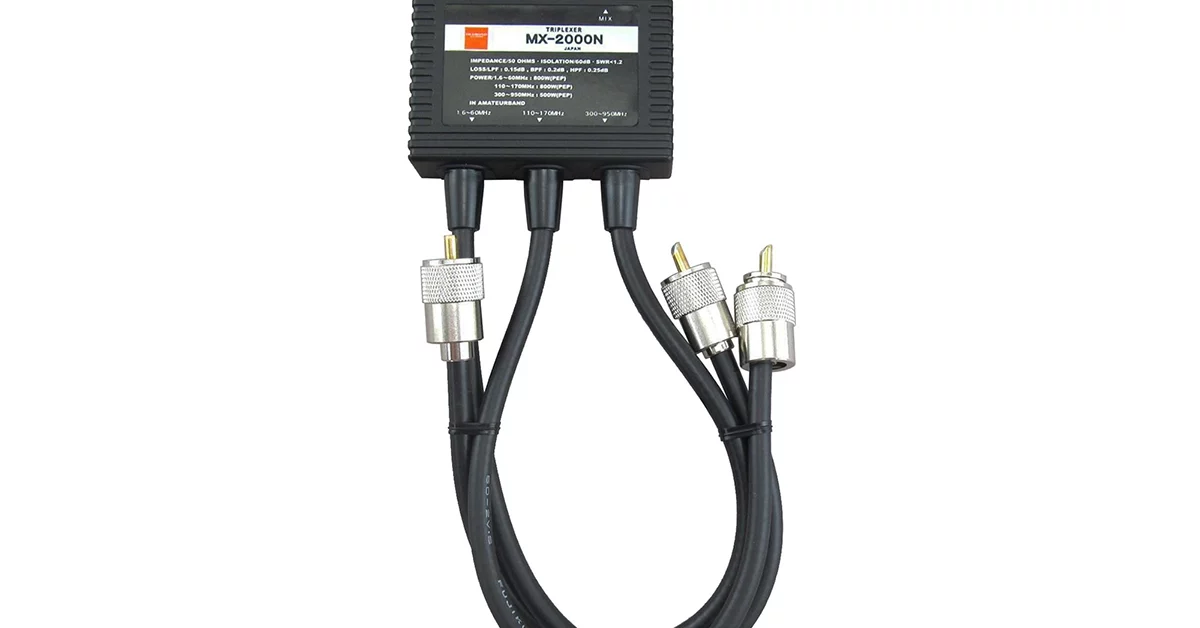 Diamond Antenna MX2000N Triplexer - GPS Central