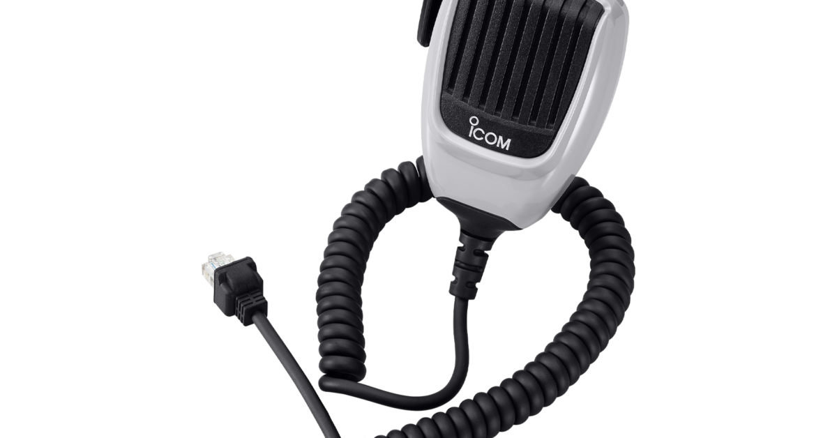 Icom HM-148G Heavy-duty Microphone – GPS Central