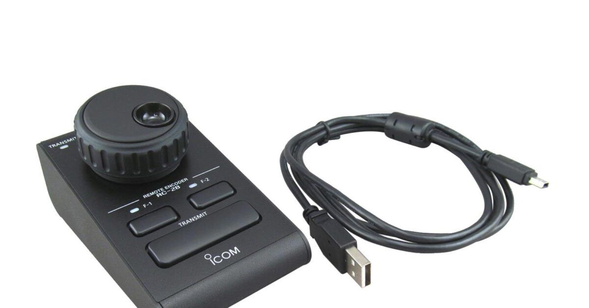 Icom RC-28 Remote Control USB Encoder - GPS Central