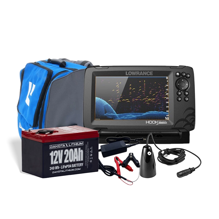 Lowrance HOOK Reveal 7 SS Ice Bundle GPSCentral