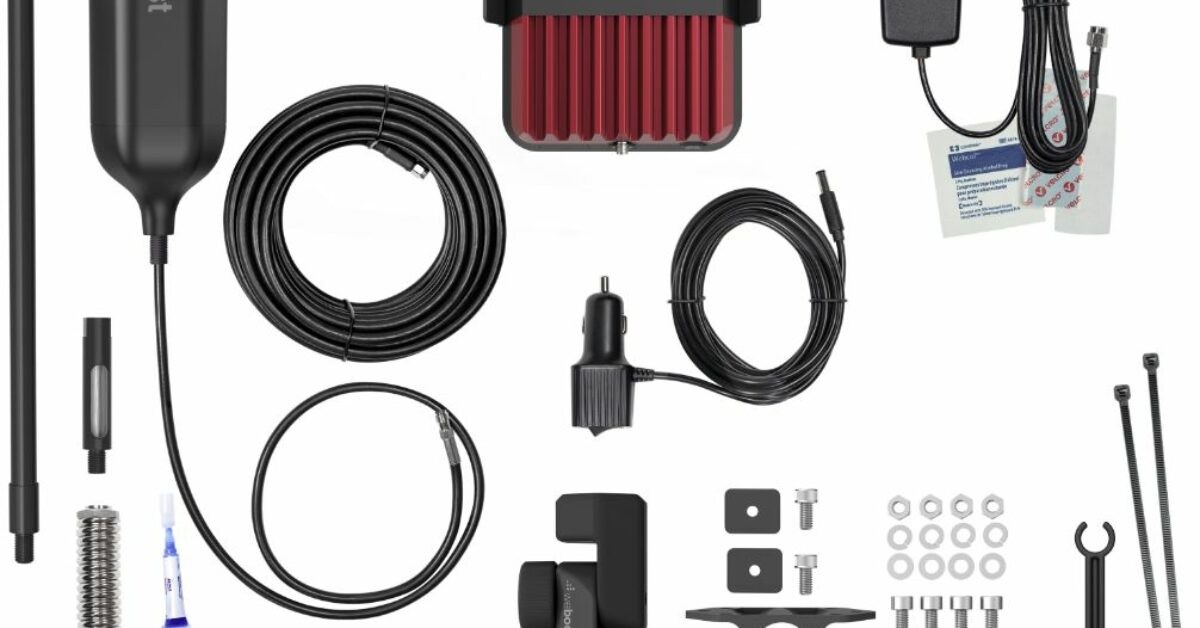 WeBoost Drive Reach Overland In-Vehicle Signal Booster Kit - GPS Central