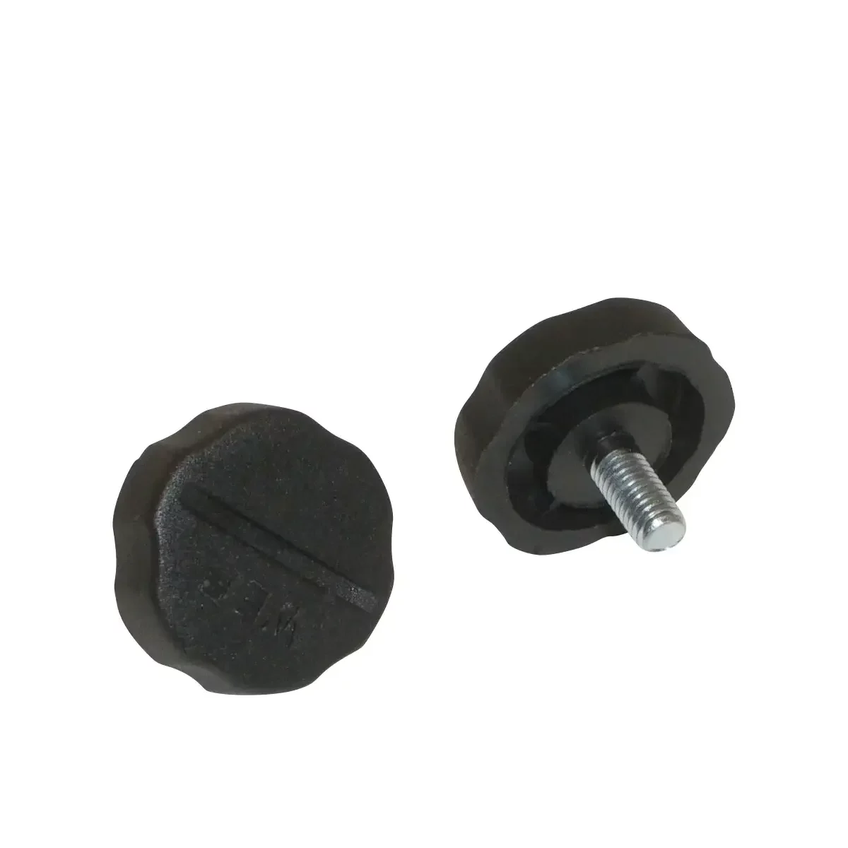 Workman KN5P 5mm Black Plastic Radio Bracket Knobs - GPS Central